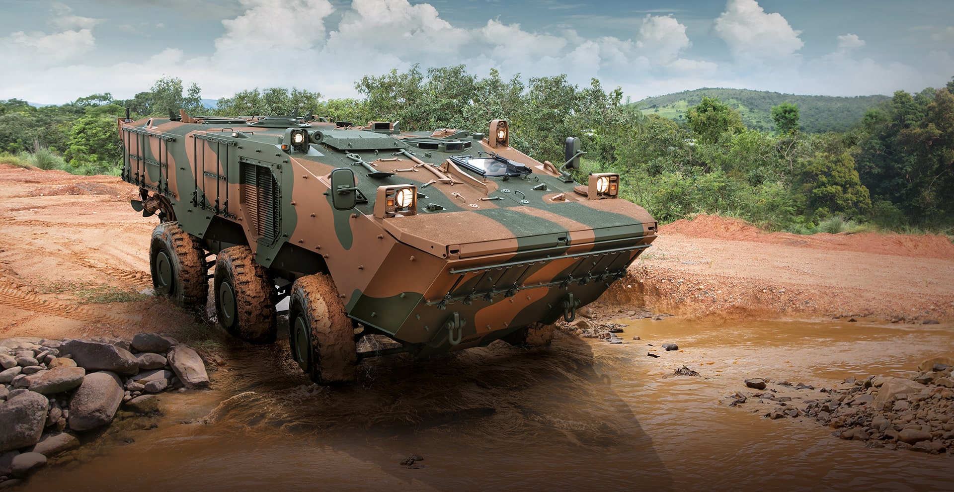 GUARANI 6x6 - Amphibious Armoured Vehicle 6x6 - IDV Iveco Defence Vehicles