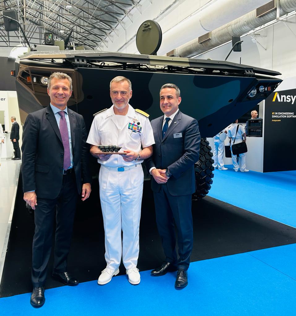 IDV is present at Seafuture 2023 with the Amphibious Armoured Vehicle ...